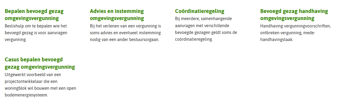 Bevoegd gezag omgevingsvergunning – Vastgoedcoördinator